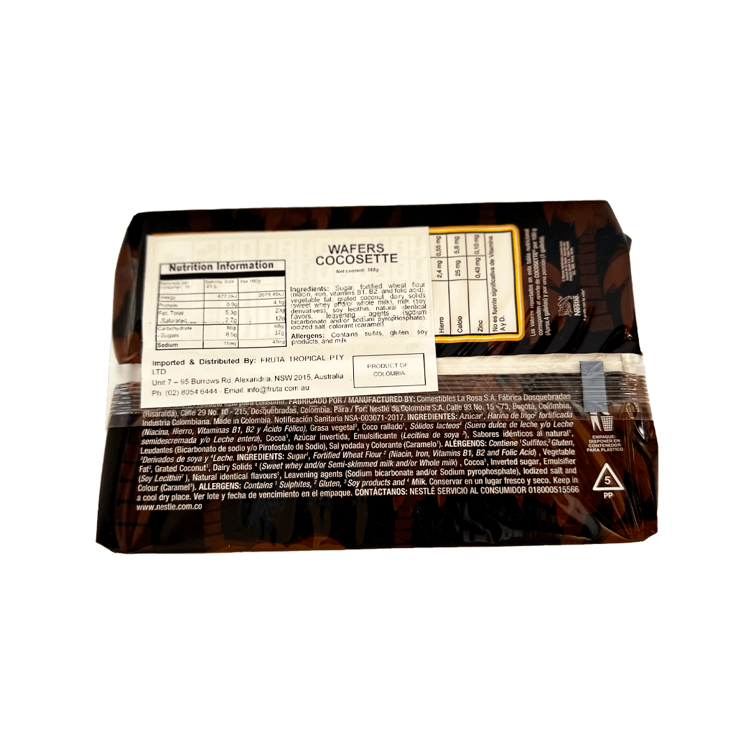 Cocosette Wafer - Taste of Colombia shop